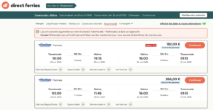 Direct Ferries review: our experience after several crossings - The ...